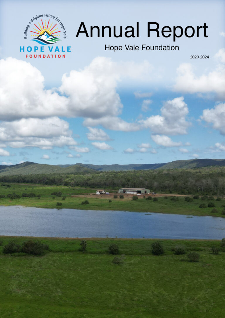 Annual Reports - Hope Vale Foundation
